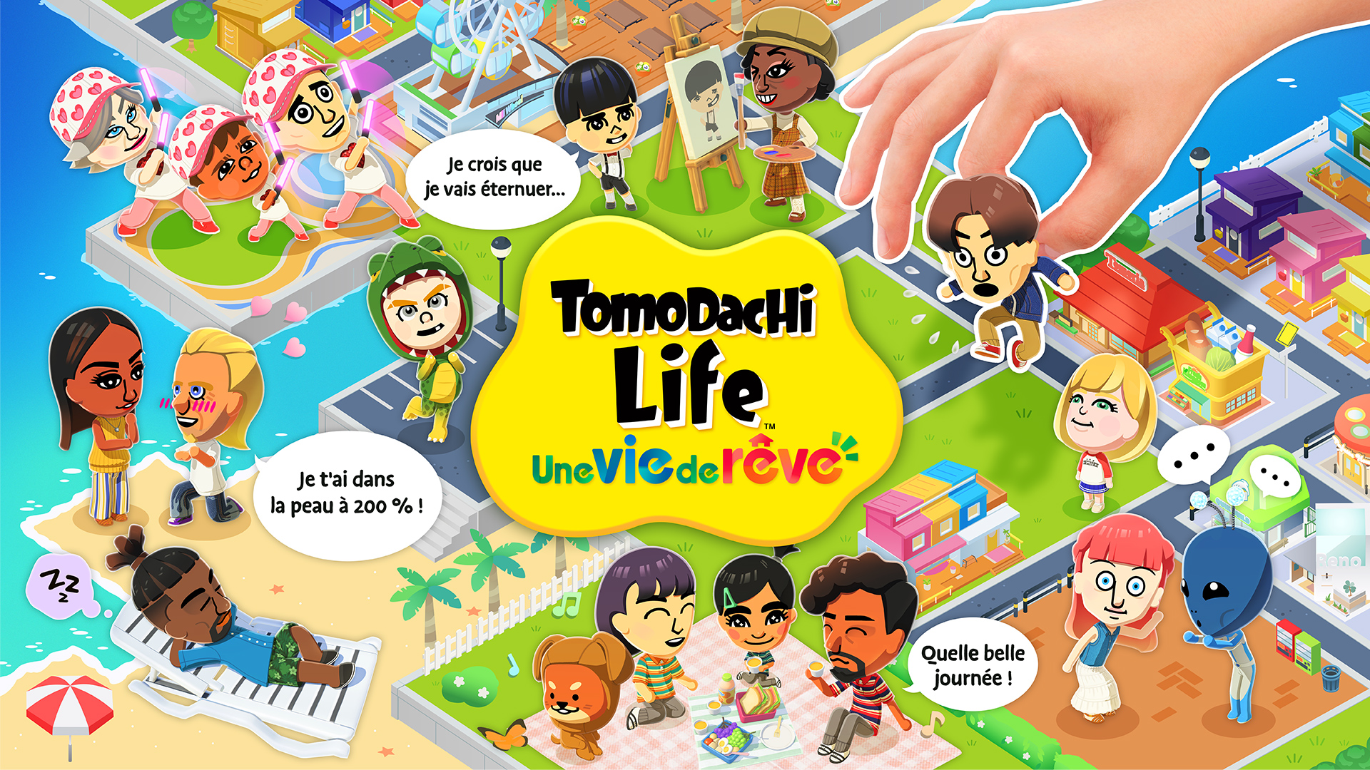 Test de Tomodachi Life : une vie de rêve sur Switch 2, mii figue mii ...